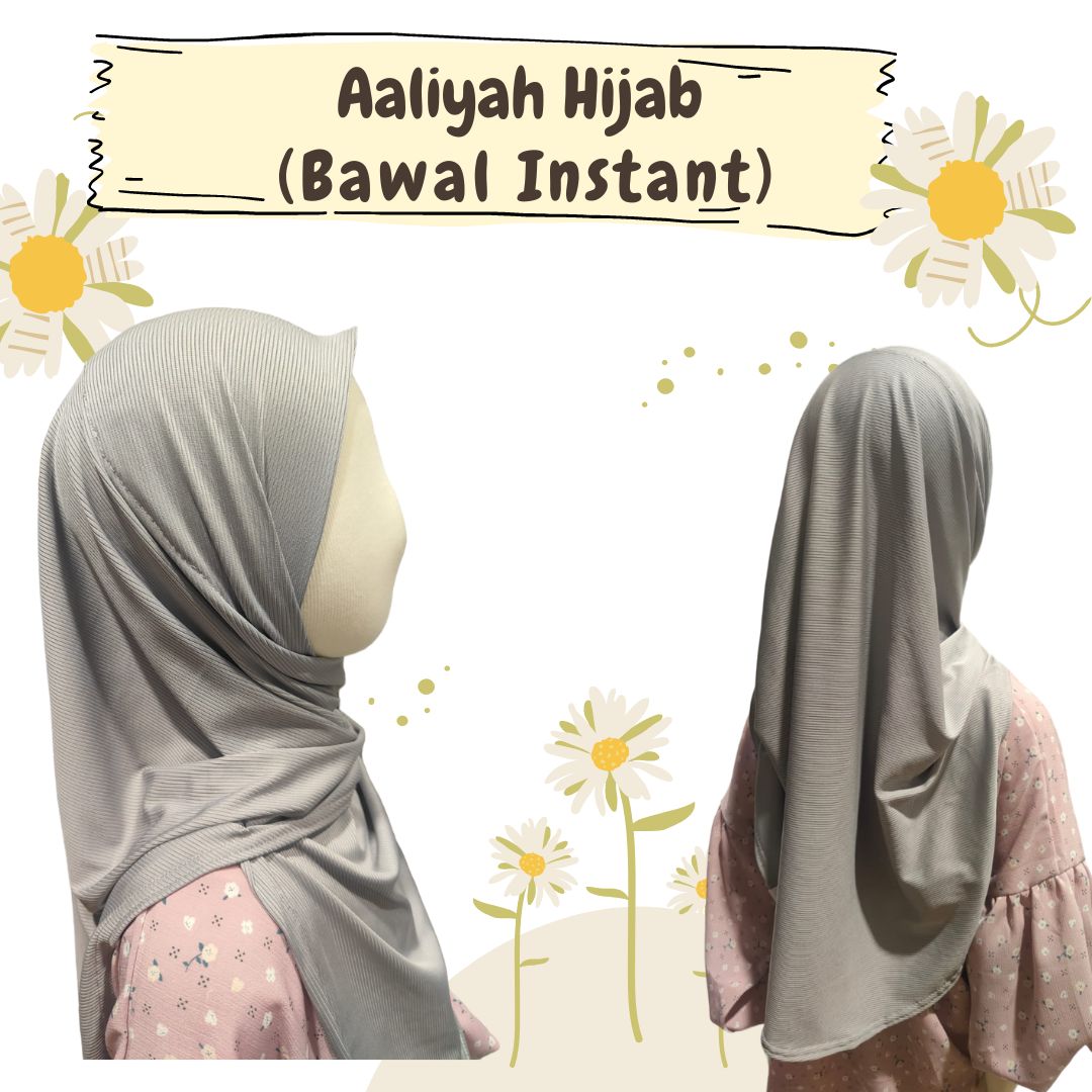Aaliyah Hijab [Instant Bawal] (was $15) – Qoozah